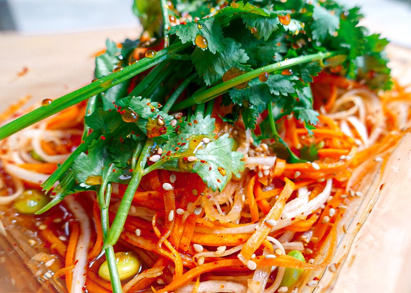Shake Shake Salad – Carrot, Radish & Tianjin Chilli